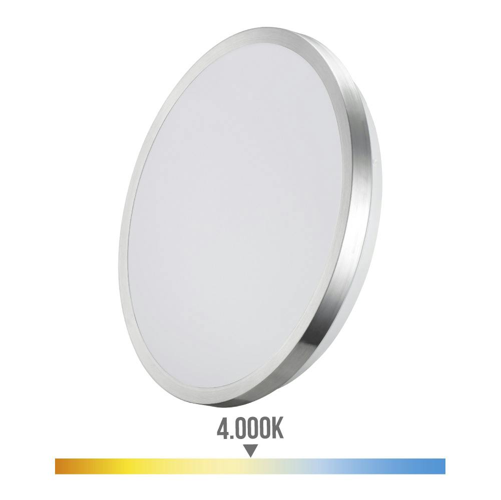 Super Surface Super Led Wall Light 24W 2490Lm 4000K Ø38X6,2Cm Chrome ...