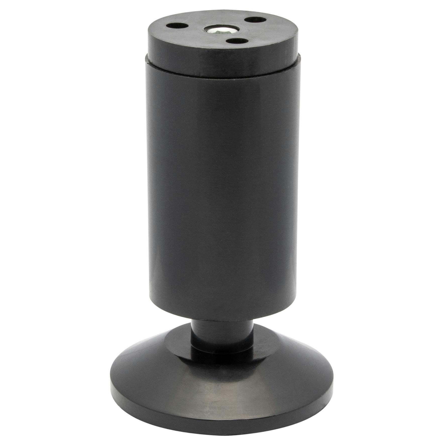 WAGNER Möbelfuß SCHWARZ - Ø 40 x 100 mm, Verstellfuß, QuickClick ...