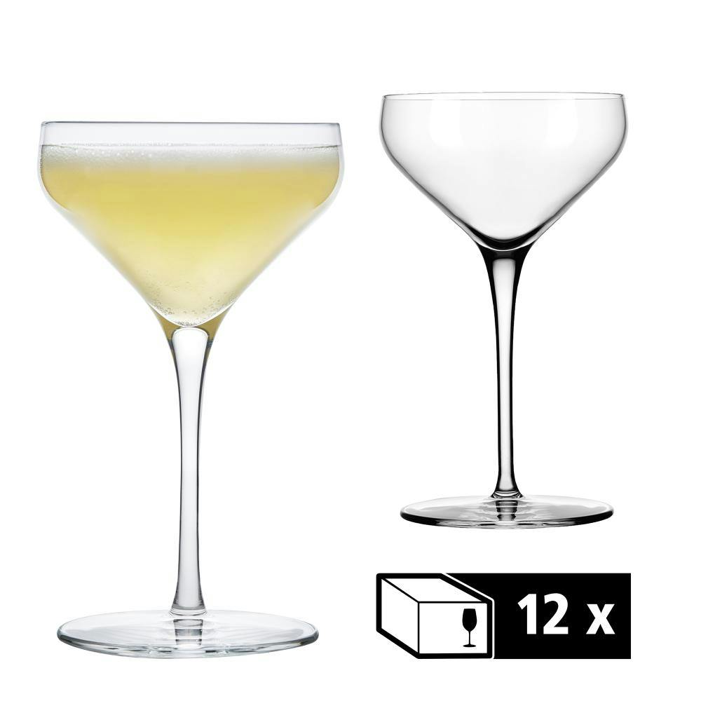Libbey 12er Set Coupe Gläser -PRISM- 237 ml, Ø 10 cm, H: 16,5 cm | METRO