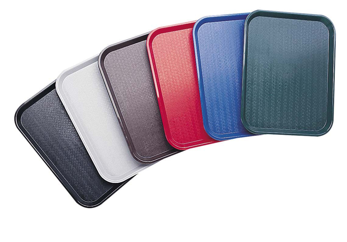 Dienblad Olympia 45 x 35 cm Polypropyleen Stapelbaar Zwart | Makro