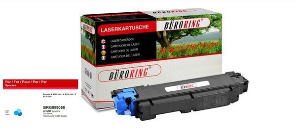 Toner-Kit cyan ersetzt Kyocera TK-5140C für Kyocera Ecosys M-6030cdn/M ...