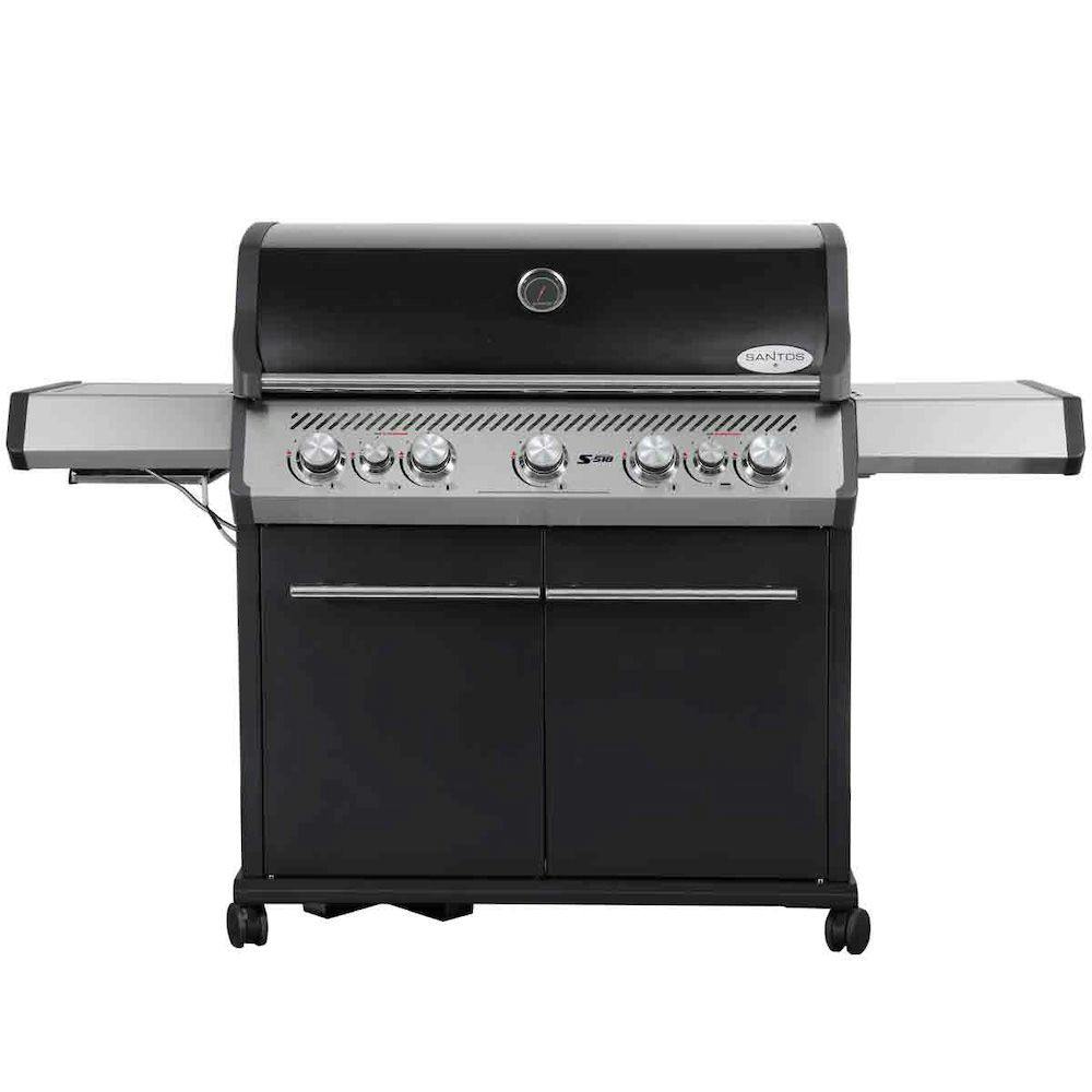 Santos Gasgrill S 518 Mit 5 Hauptbrenner Infrarotseitenbrenner