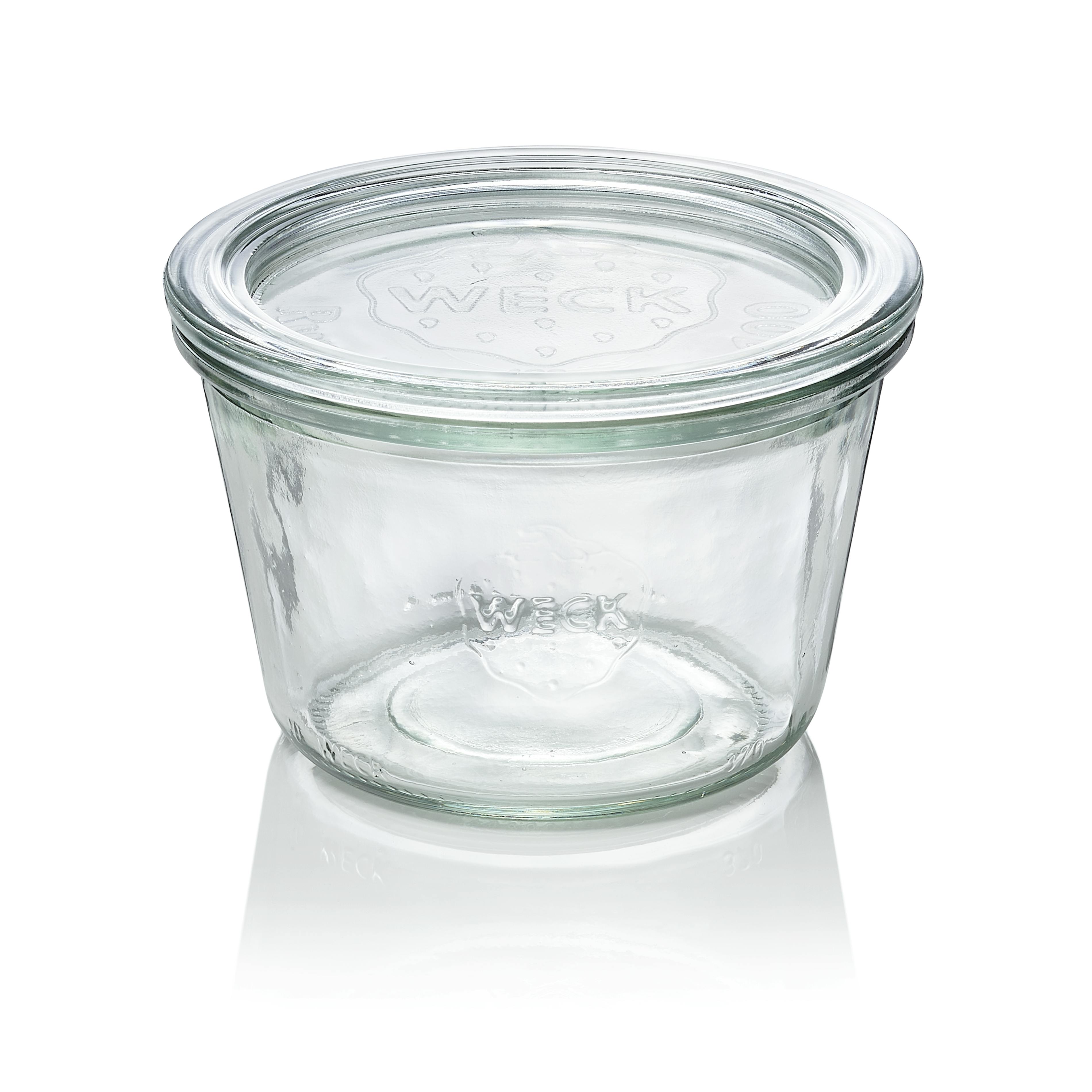 1001 Tables Bocal WECK en Verre Transparent - Ø10 x 6,9 cm - 37cl - x6 ...