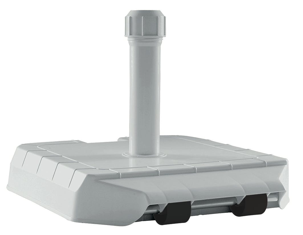 Base chapeau 39Kg, en ciment avec revêtement plastique | METRO