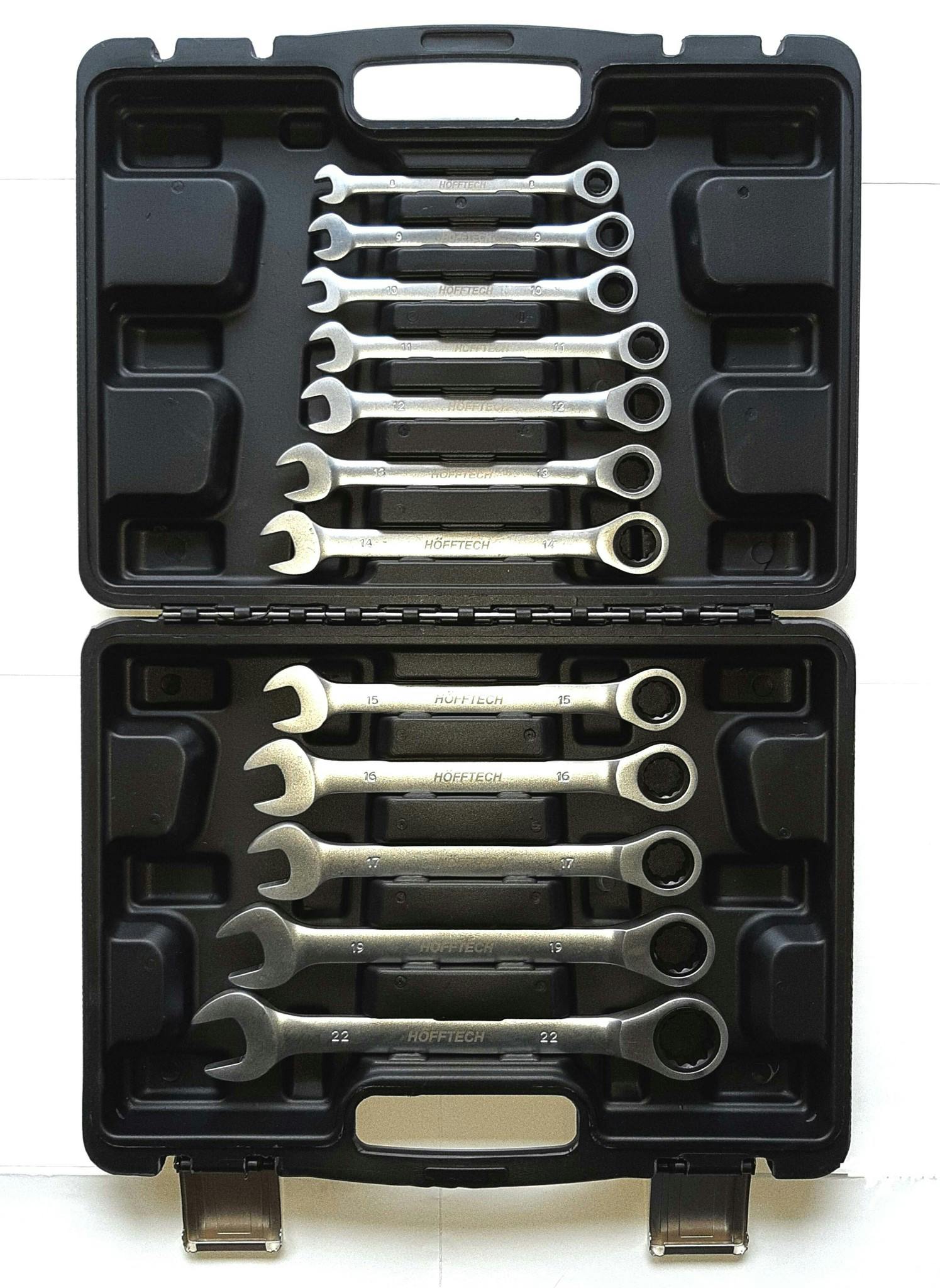 Höfftech 12323 Maul Ratschenschlüssel 8-22mm 12tlg | METRO