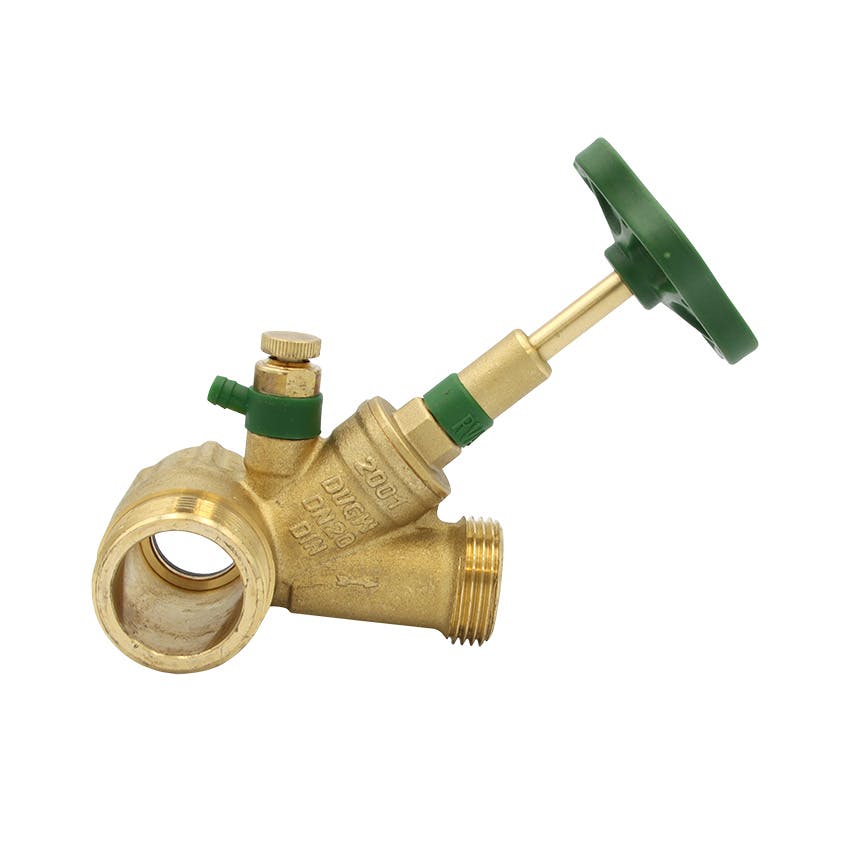 Abzweig T-Ventil KFR steigende Spindel DN20 mit Entleerungsventil | METRO