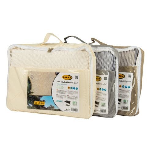 Toldo Vela 165gr. (PES) Waterproof Triangular Arena 5x5x5 m (Faura) | Makro