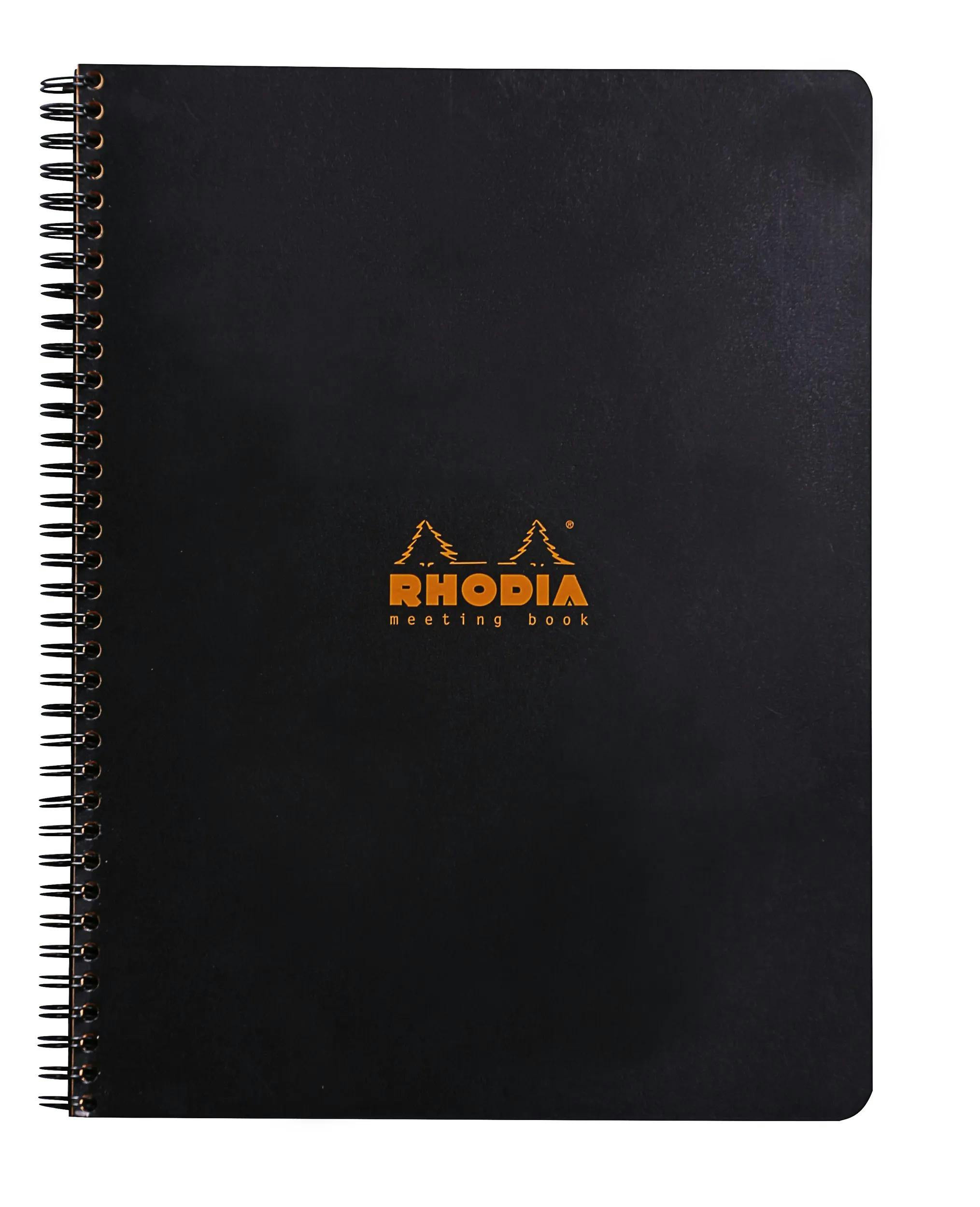 Rhodia 5x Meeting Book Rhodia A4+, mit Doppelspirale, 80 Blatt 90g ...