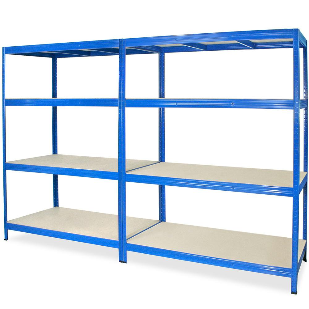 Großfachregal, Stecksystem, 4 Böden, Trg 350 kg/Ebene, HxBxT ...