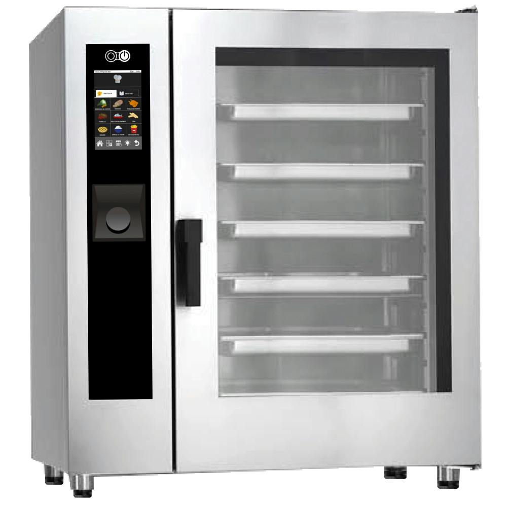 EURAST - Forno combinato elettrico con lavaggio automatico per 10 gn 2/ ...