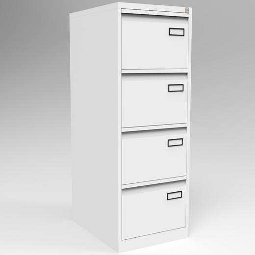 Archivador Bisley PSF 4 cajones A4-folio 62cm blanco | Makro