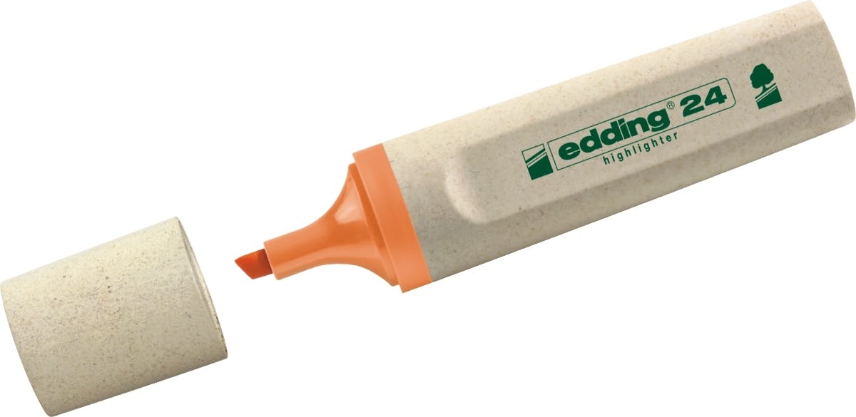 Textmarker Highlighter edding 24 EcoLine nachfüllbar orange Packung mit ...