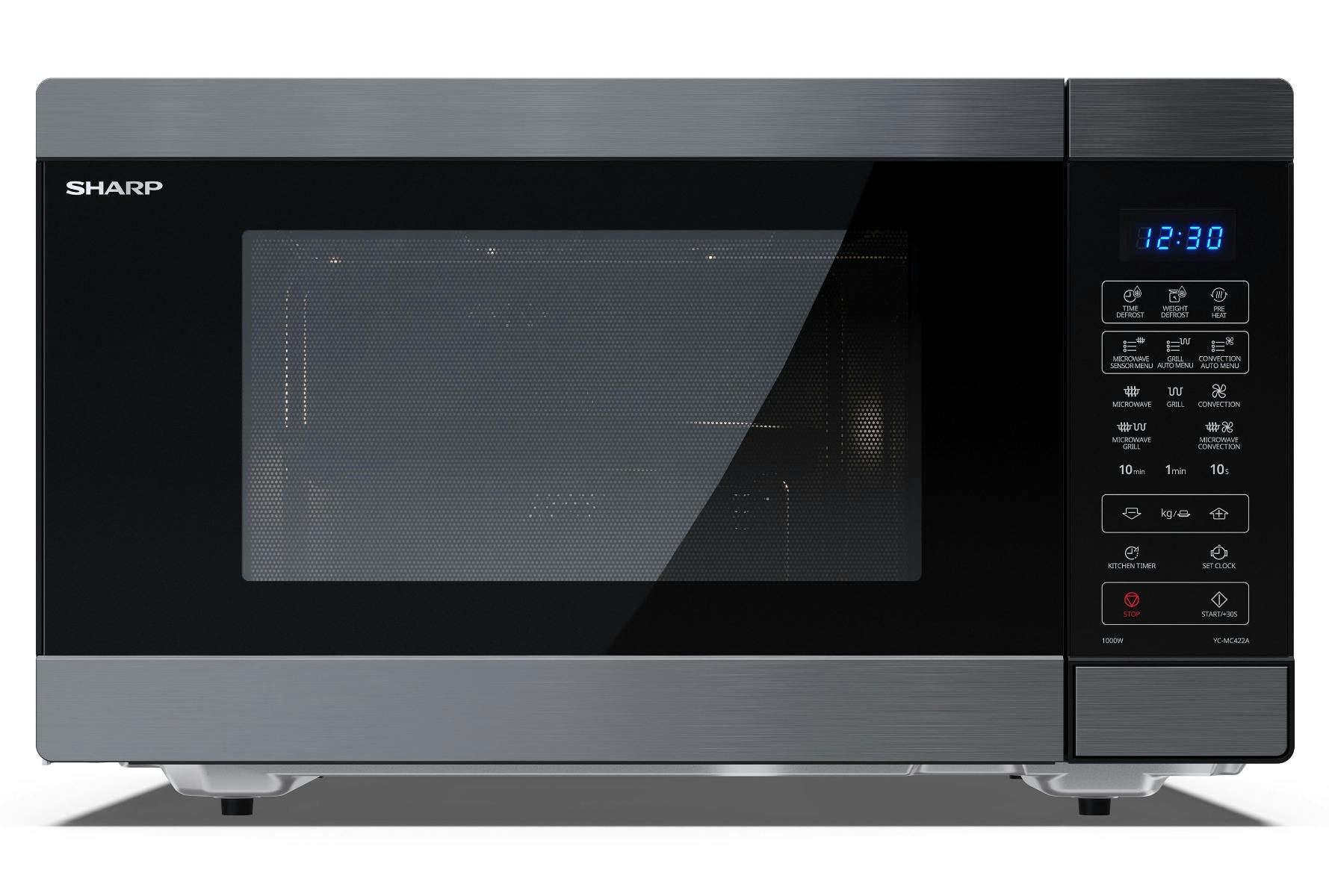 Sharp YC-MC422AE-SB combimagnetron met grill en heteluchtoven - 1000W ...