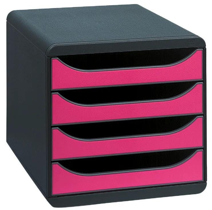 Exacompta - Réf. 310784D - BIG-BOX - Caisson 4 tiroirs - Dimensions ...