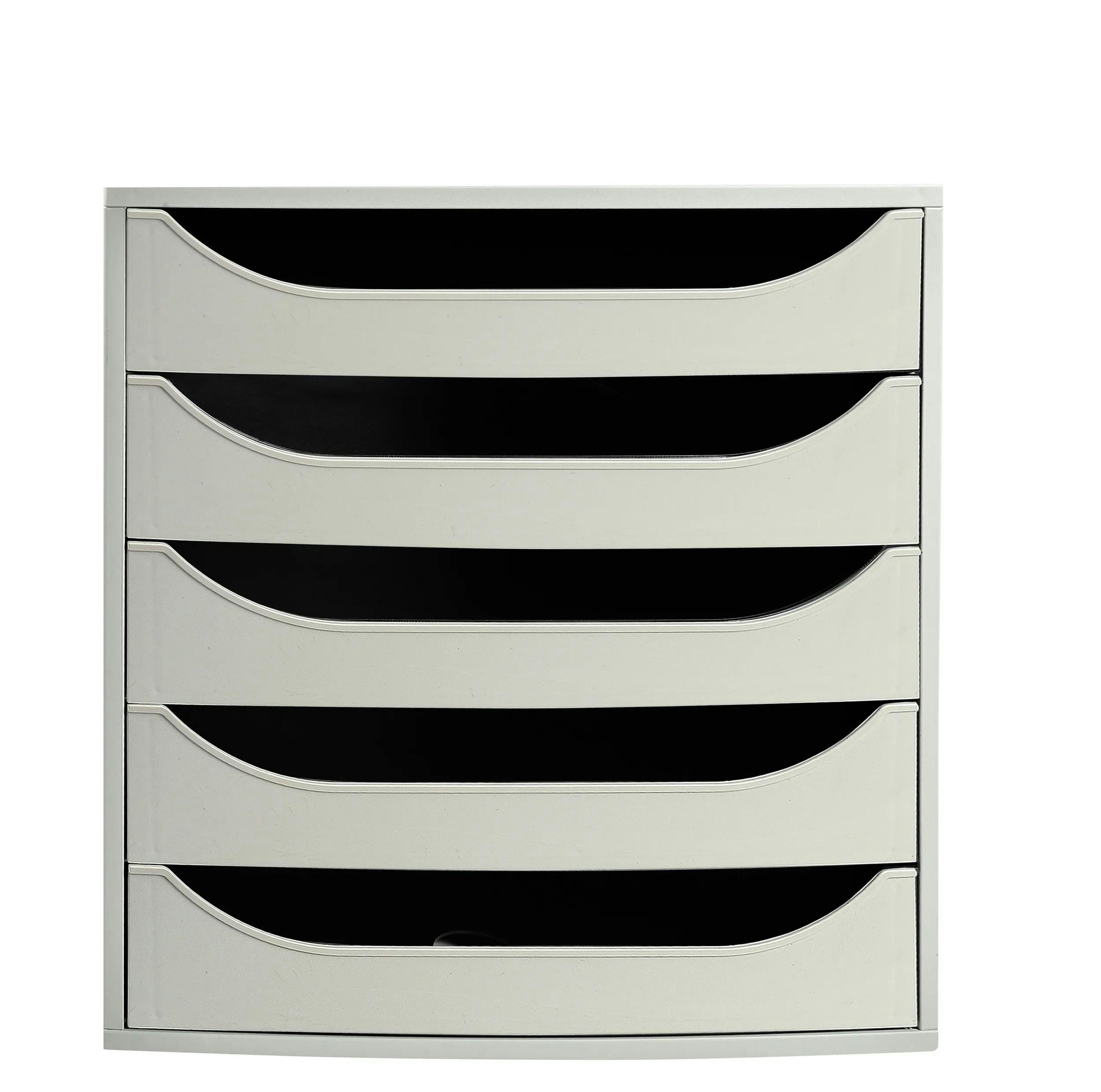 Exacompta 229606D ECOBOX Schubladenbox mit 5 Schubladen - Grau | METRO