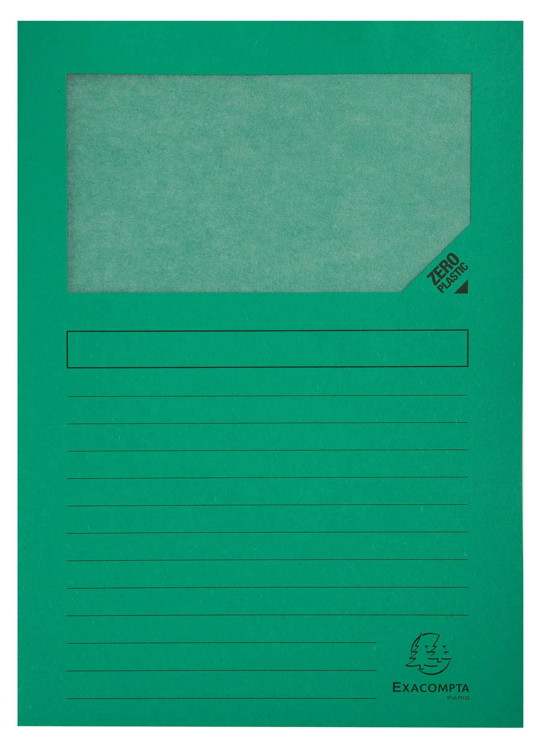 Exacompta 50103E 4x Packung mit 100 Fenstermappen mit ...