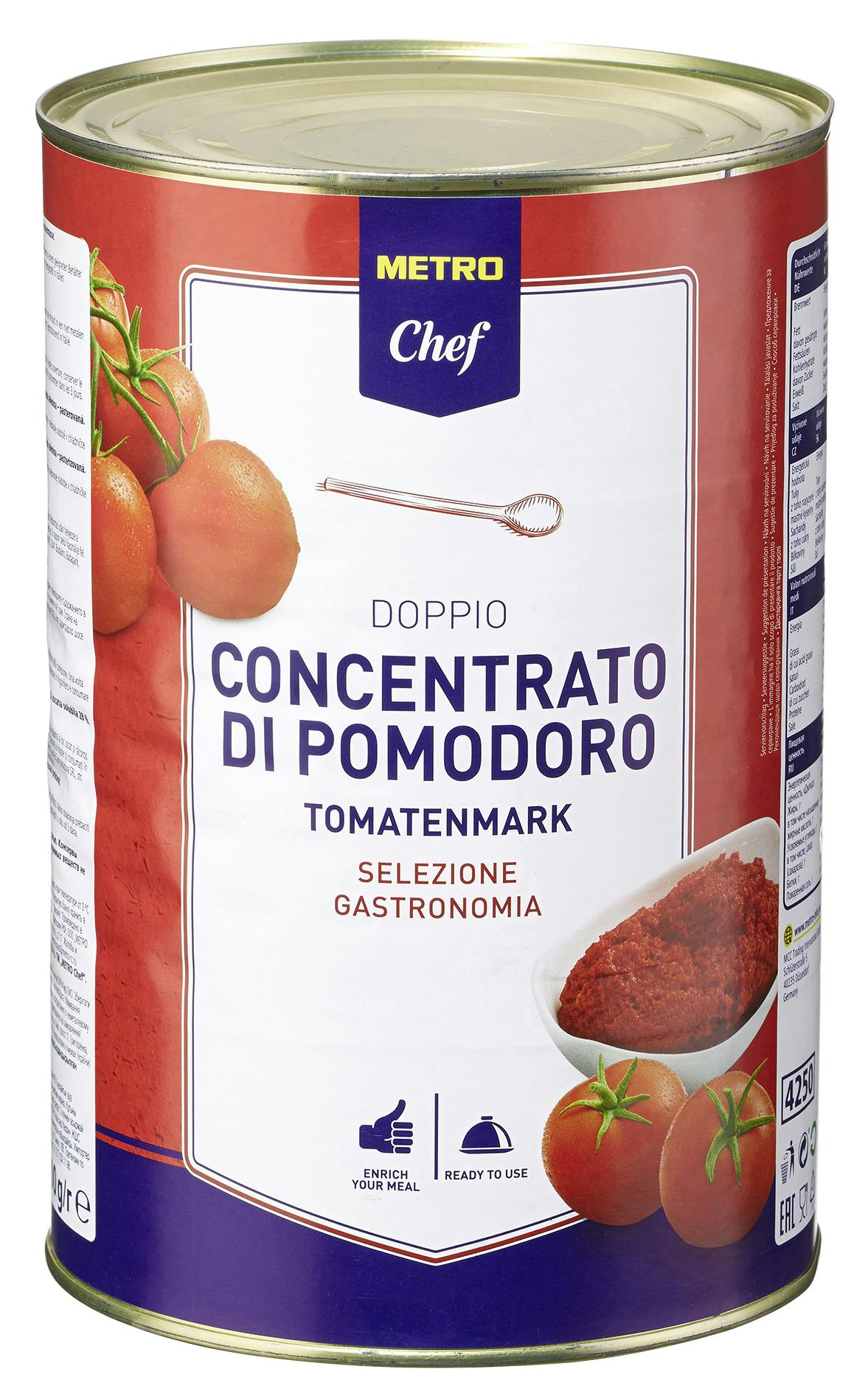 METRO Chef Tomatenmark 2-Fach Konzentriert (4,5 kg) | METRO Marktplatz