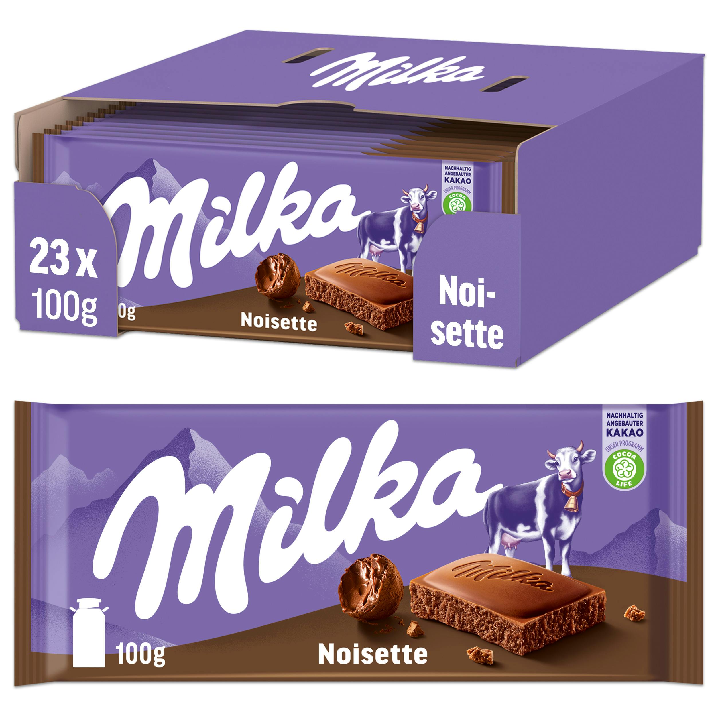 Milka Tafelschokolade Noisette 23 x 100 g (2,3 kg) | METRO