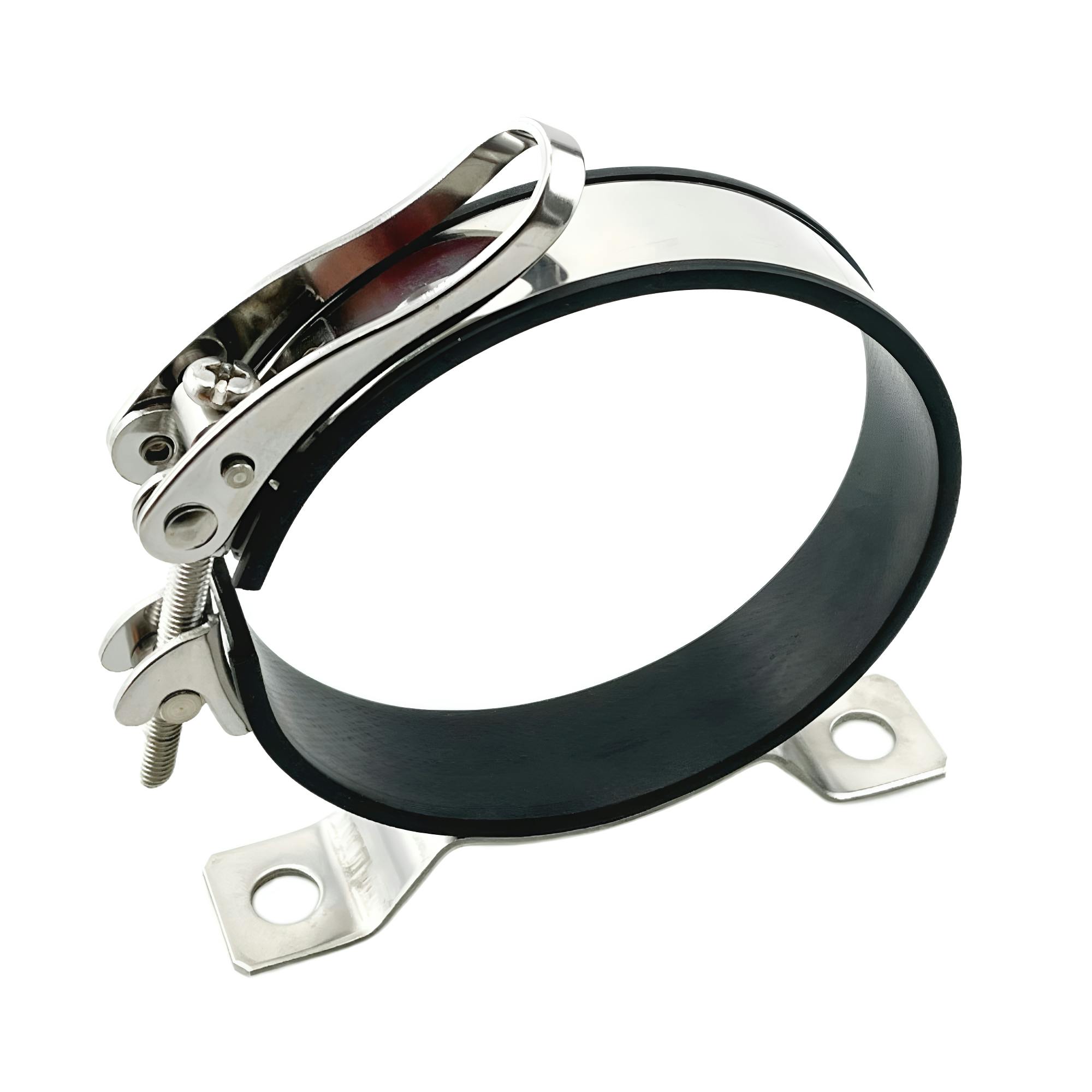 Spannschelle Flaschenspannschelle O2 Schelle Edelstahl mit Konsole ...