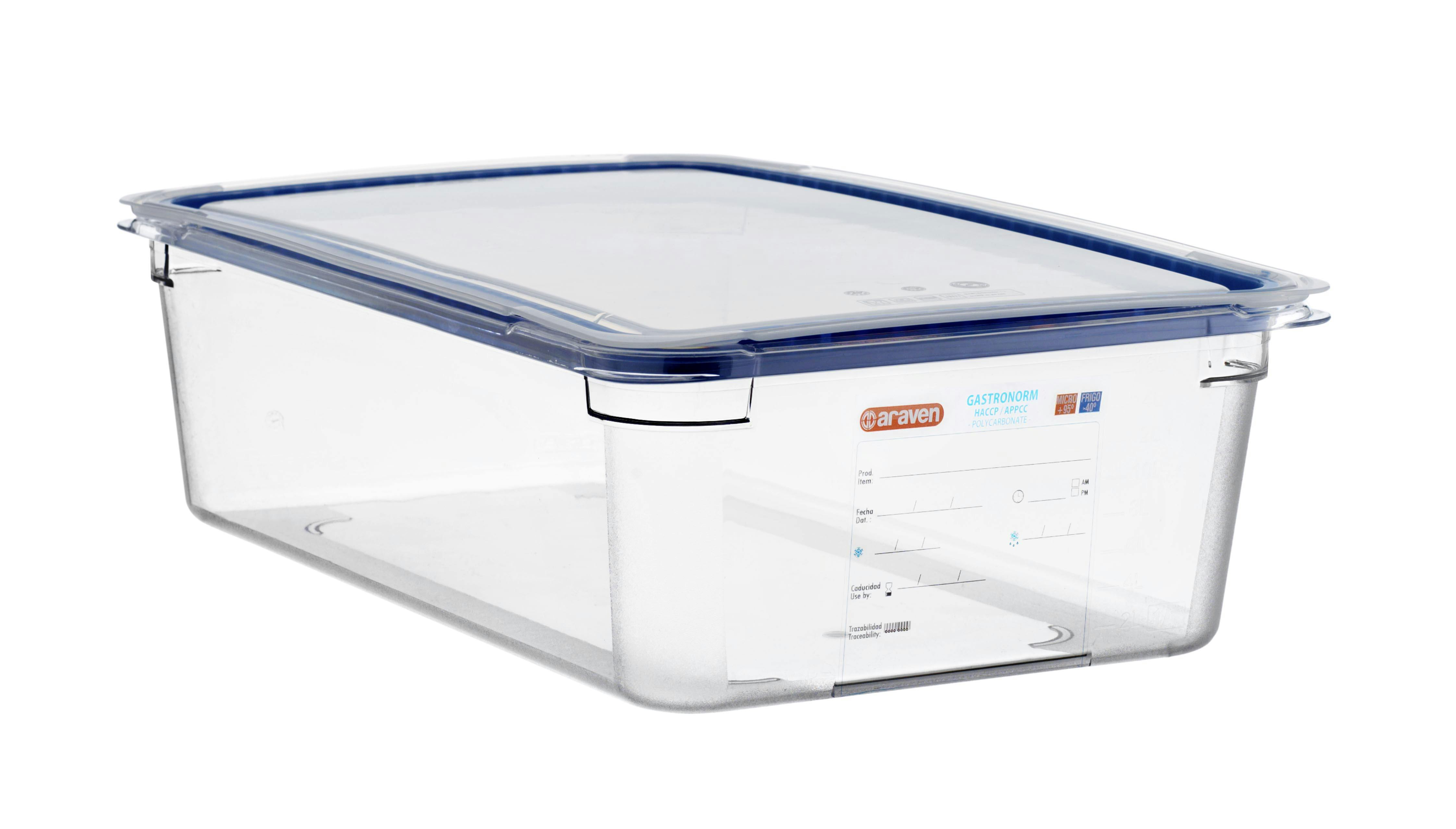 Araven Hermético Pc Gn1/1 150Mm 17,5L Transparente | Makro