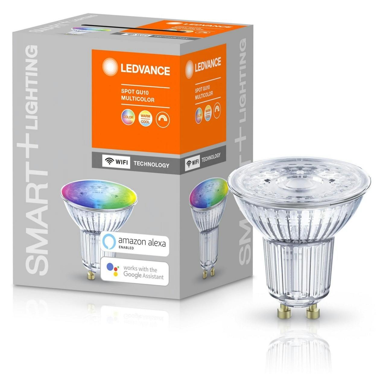 LEDVANCE Bombilla LED Smart+ WiFi Spot GU10 PAR51 4.9W RGBW Regulable LEDVANCE 4058075485693 | Makro