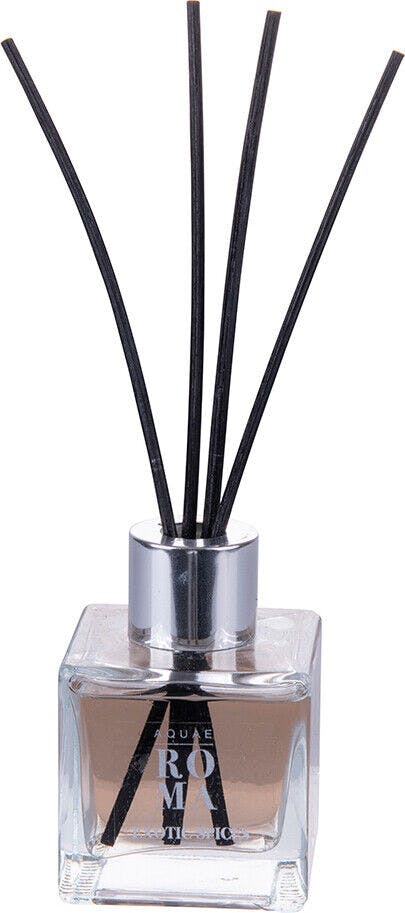 Tropical room diffuser 50 ml Exotic Spices, glas, inclusief 4 vezelstaafjes | Makro