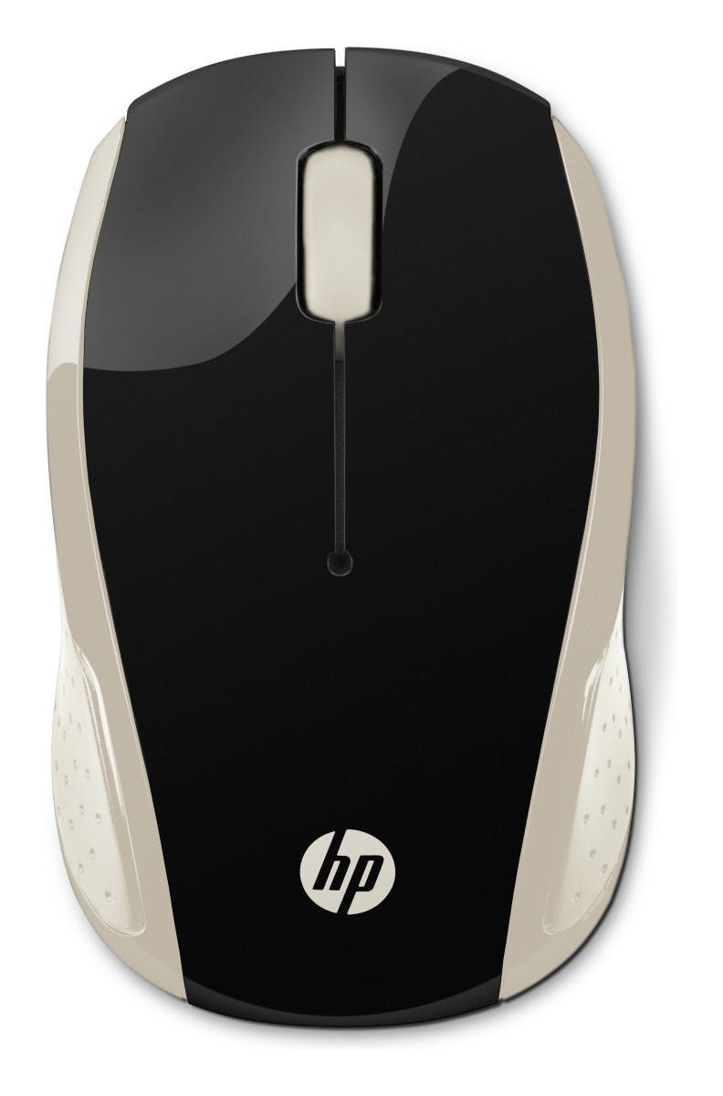 Ratón hp 200 silk gold wireless mouse | Makro