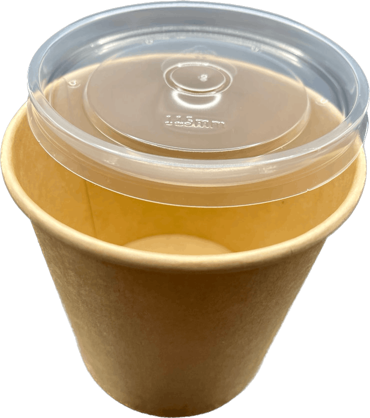 Kombi Suppenbecher aus Pappe mit PP Deckel / 975 ml / 500 Stk. | METRO
