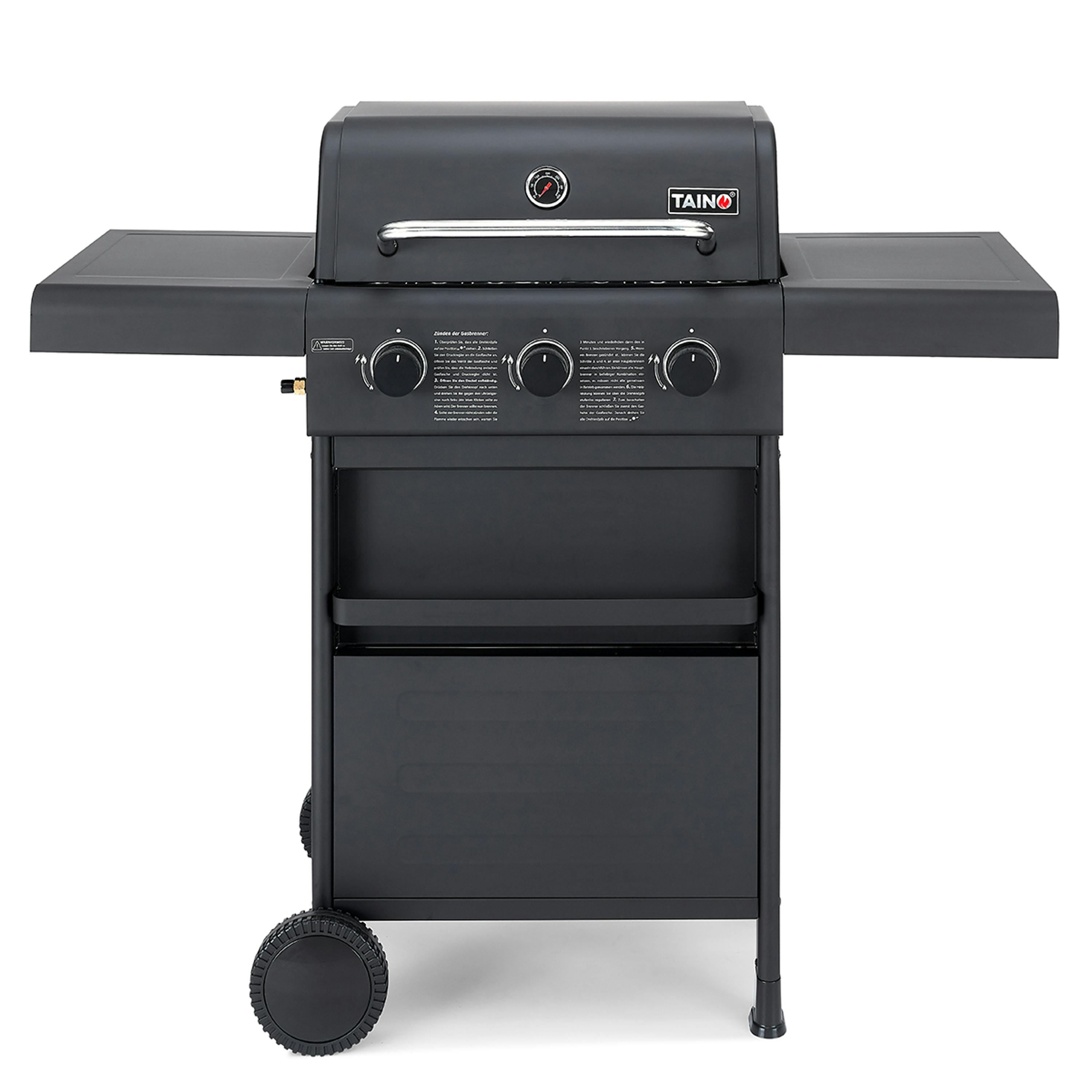 TAINO COMPACT 3+0 Gasgrill Grillwagen platzsparend Griller Gas Grill ...
