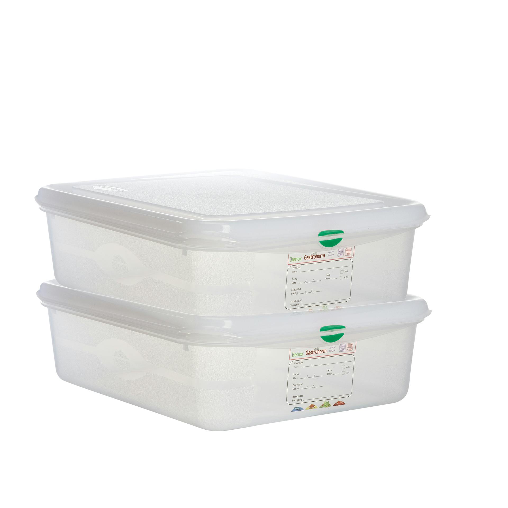 Gastronox 1/2 H65 (Lot de 2 unités). Boîte alimentaire hermétique ...