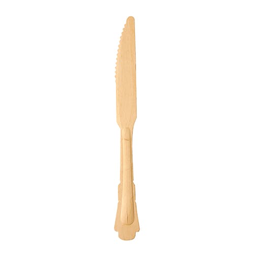Papstar Messer, Holz "pure" 20,5 cm natur "Vintage", 15 x 6 Stück | METRO