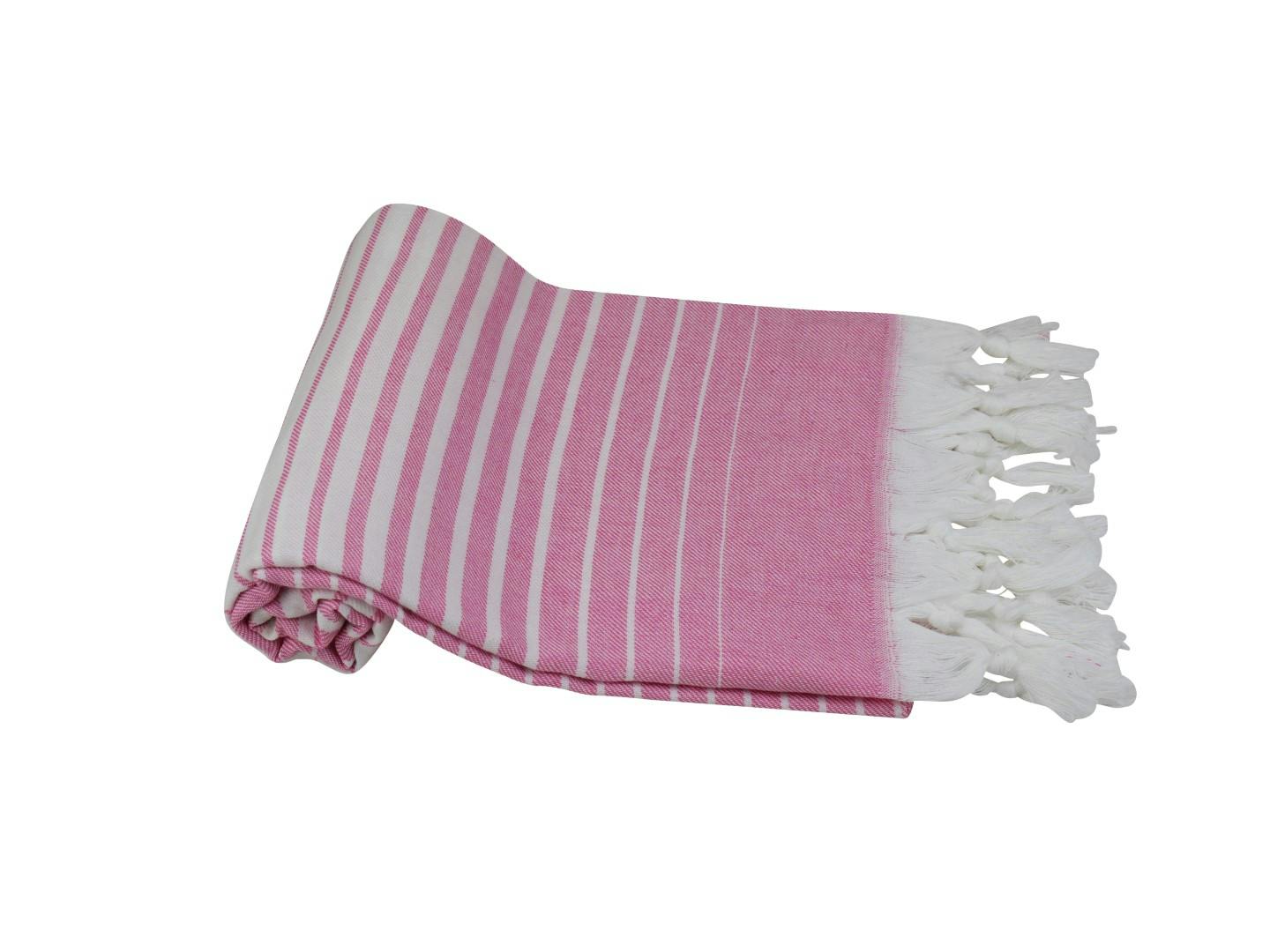 Hamamtuch pink 95x180 cm "Liva" Badetuch Saunatuch | METRO