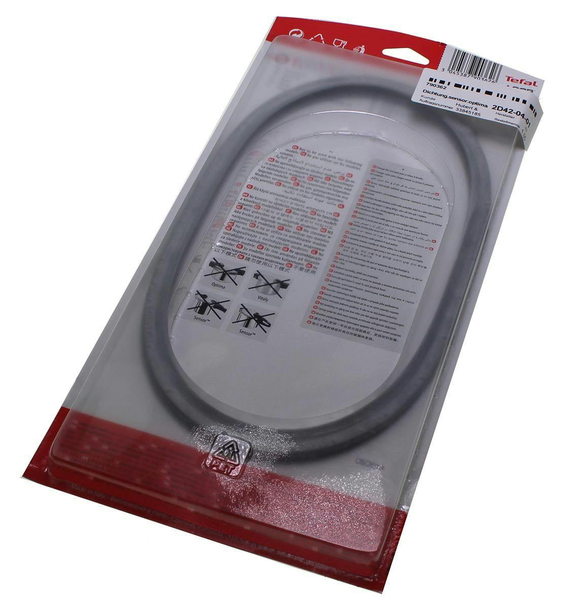Tefal 790362 Dichtung 220mm für Sensor, Optima, 4,5l, 6l ...