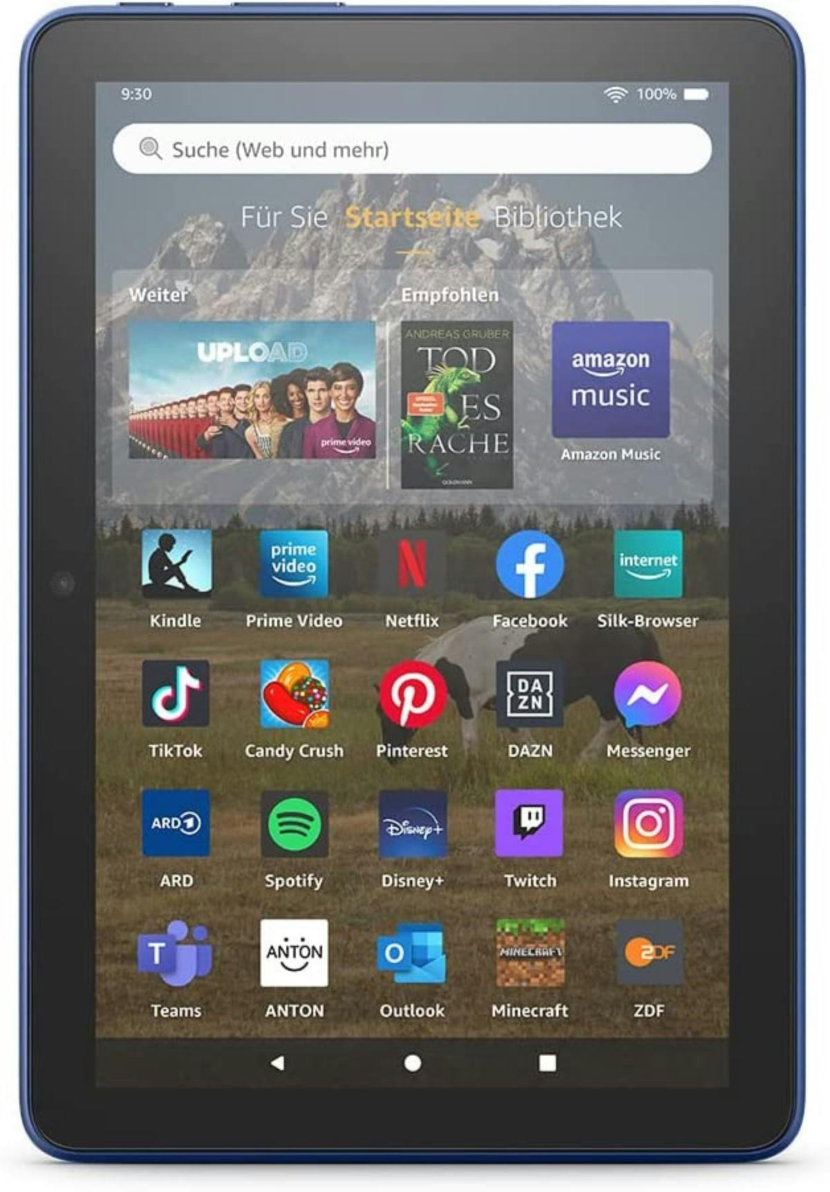 Amazon Fire HD 8 Tablet 2022 mit Alexa 20,32cm (8 Zoll) HD-Display 32 ...
