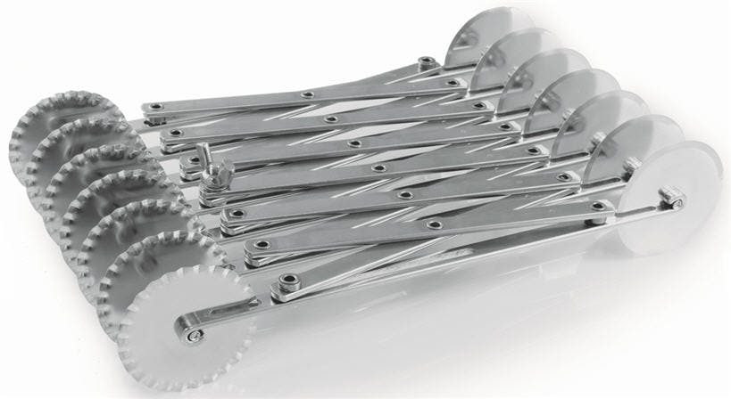 Teigschneider 7 Arme / 14 Räder, Martellato, ROTINOX 7 P/O, Edelstahl ...