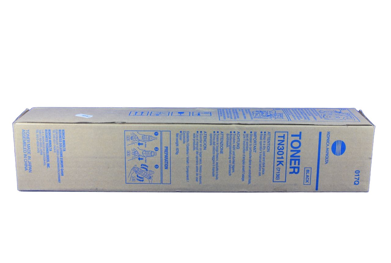 Konica TN301K 017J 017Q 7130 Toner Black -A | METRO