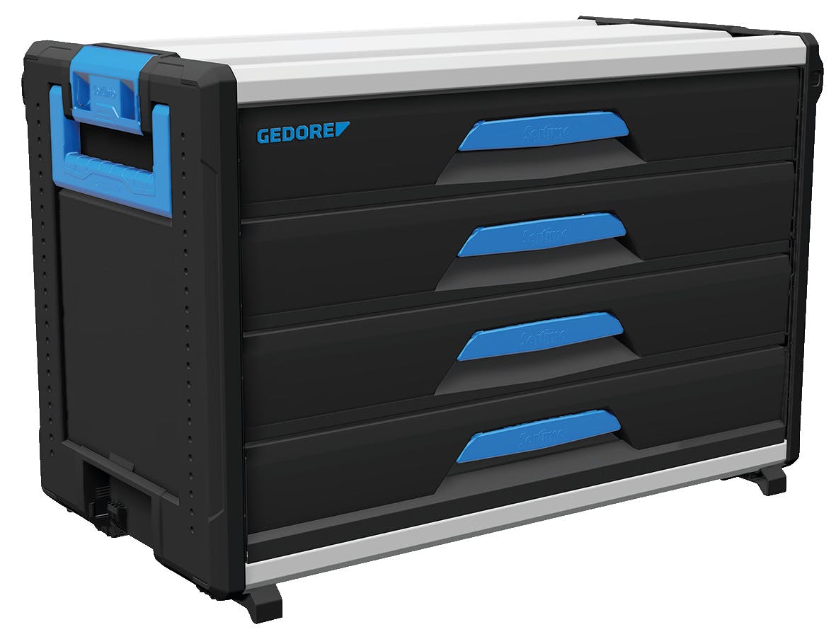 GEDORE Werkzeug-Box-Modul WorkMo B3, 4 Schubladen H6, 1110 WM 34 | METRO