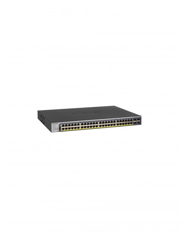 Netgear Pro GS752TPv2 Switch L3 Smart 48 x 10/100/1000 PoE+ + 4 x ...