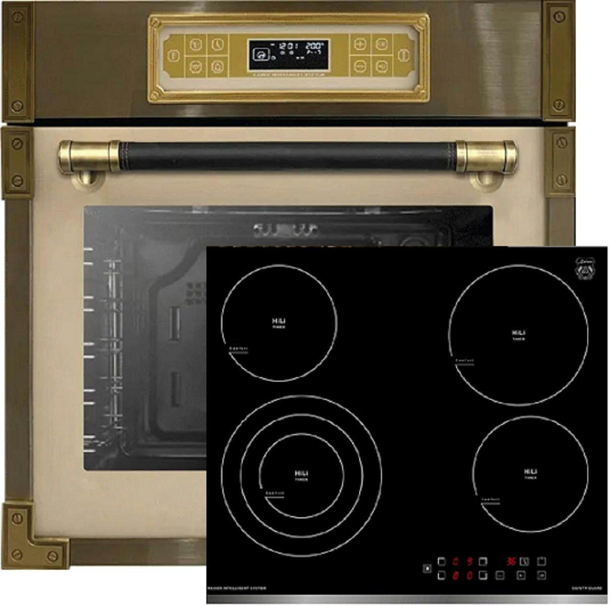 Herd Set Kaiser EH 6726 ElfAD Einbaubackofen + KCT 6703 F Elektro ...