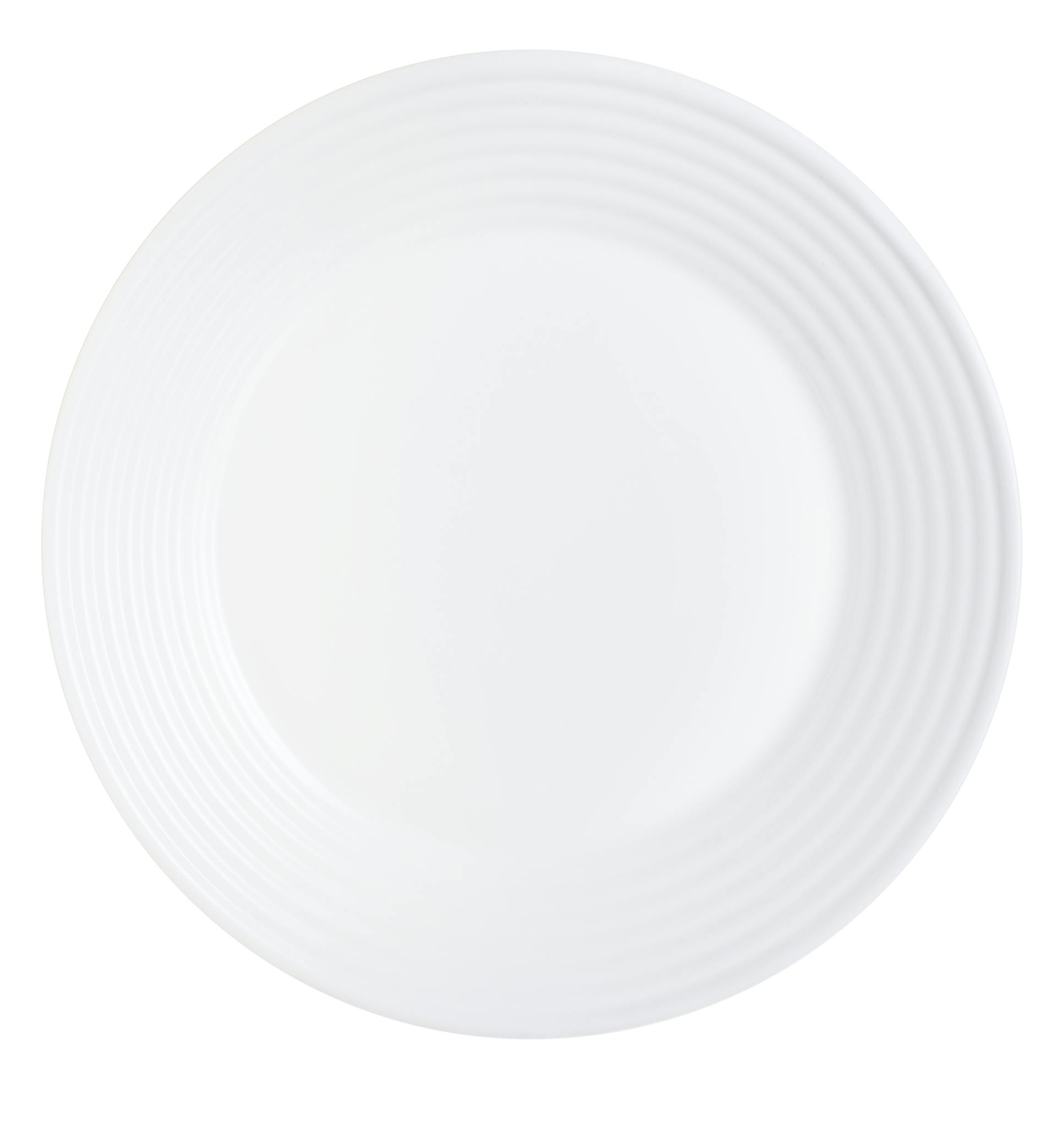 Arcoroc ARC L3576 Stairo Uni Teller flach, 27cm, Opalglas, weiß, 6 ...