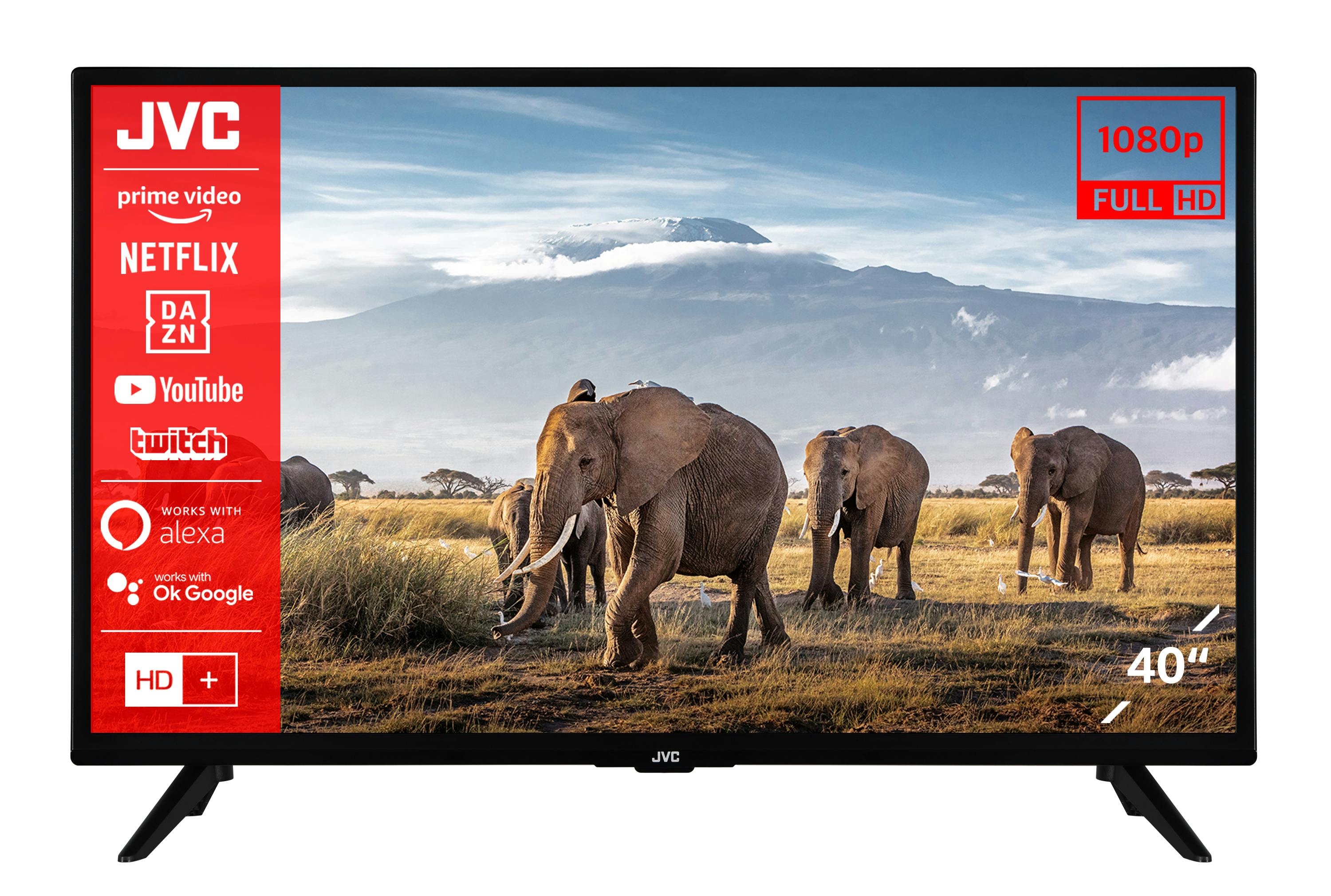 JVC LT-40VF3056 40 Zoll Fernseher / Smart TV (Full HD, HDR, Triple ...