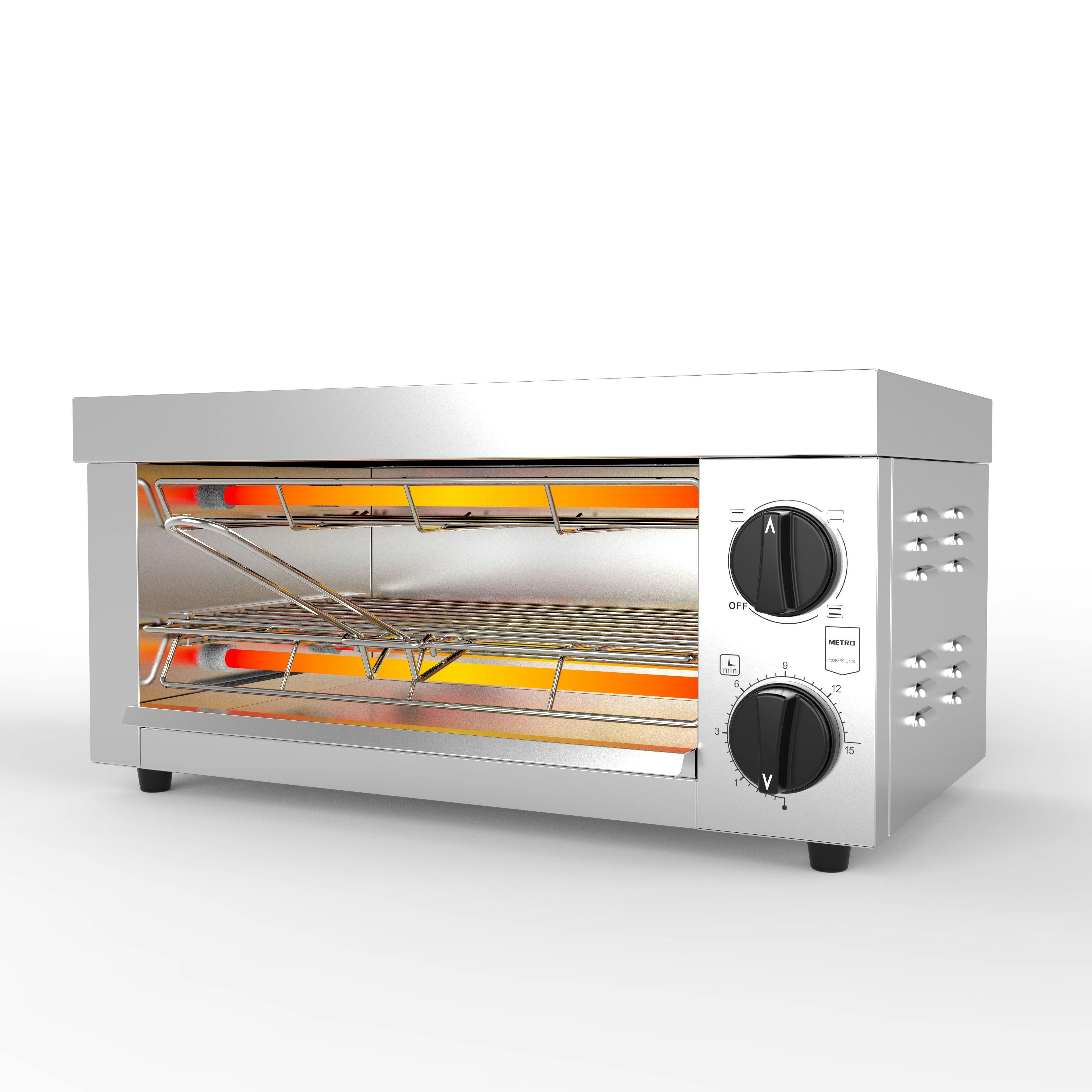 METRO Professional Toaster- / Überbackgerät GTO1002, Edelstahl, 49.2 x ...