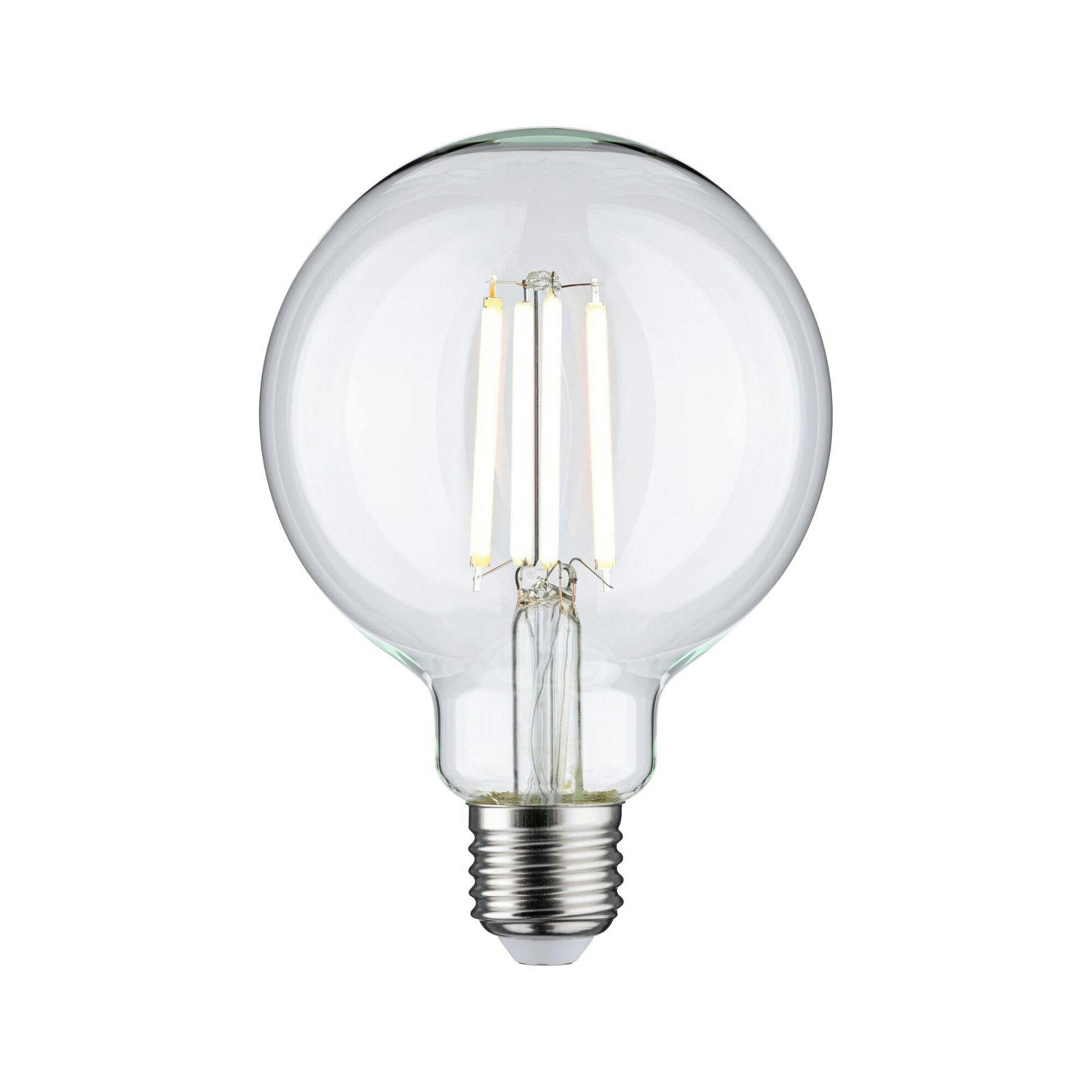 Paulmann LED Globe Filament E27 230V 806lm 7W Dim to warm dimmbar Klar 28779 | METRO