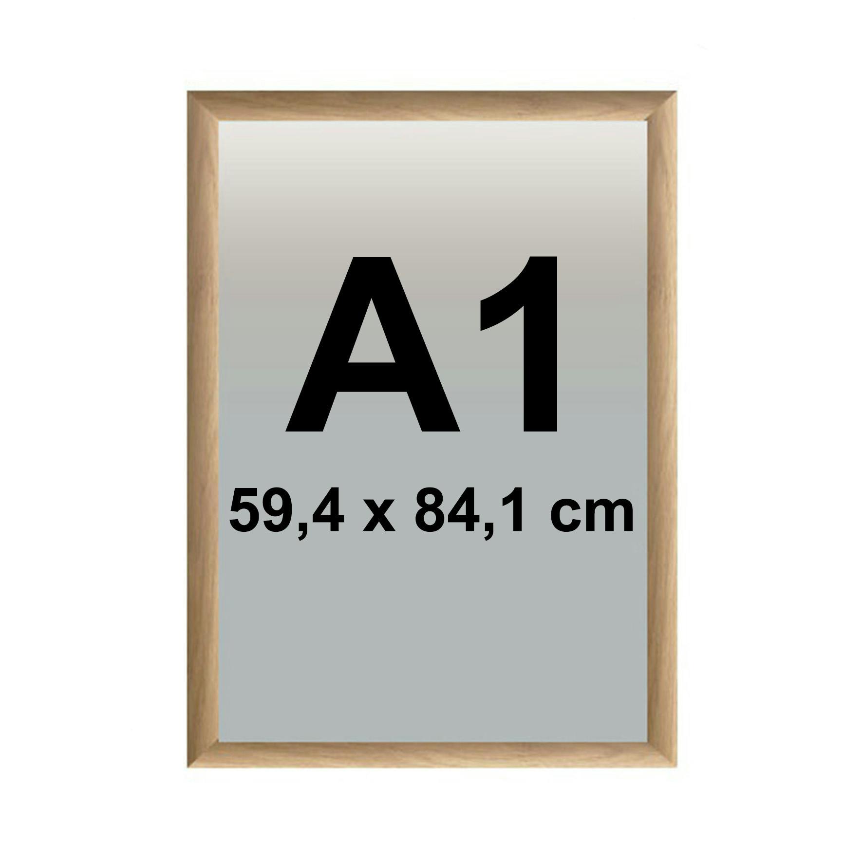 Cadre Clic-Clac A1 finition Bois Hetre clair | METRO