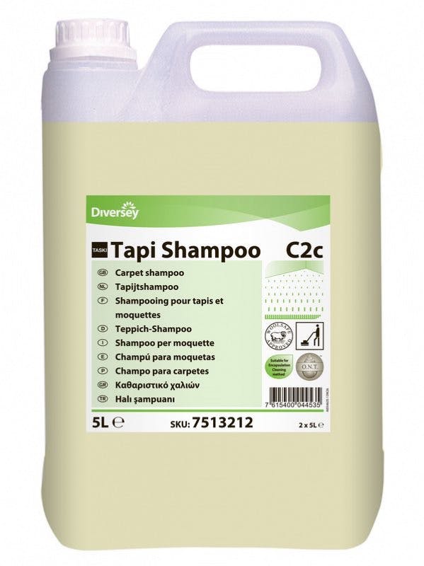 Shampooing liquide pour moquettes et tapis - TASKI TAPI SHAMPOO - Bidon ...