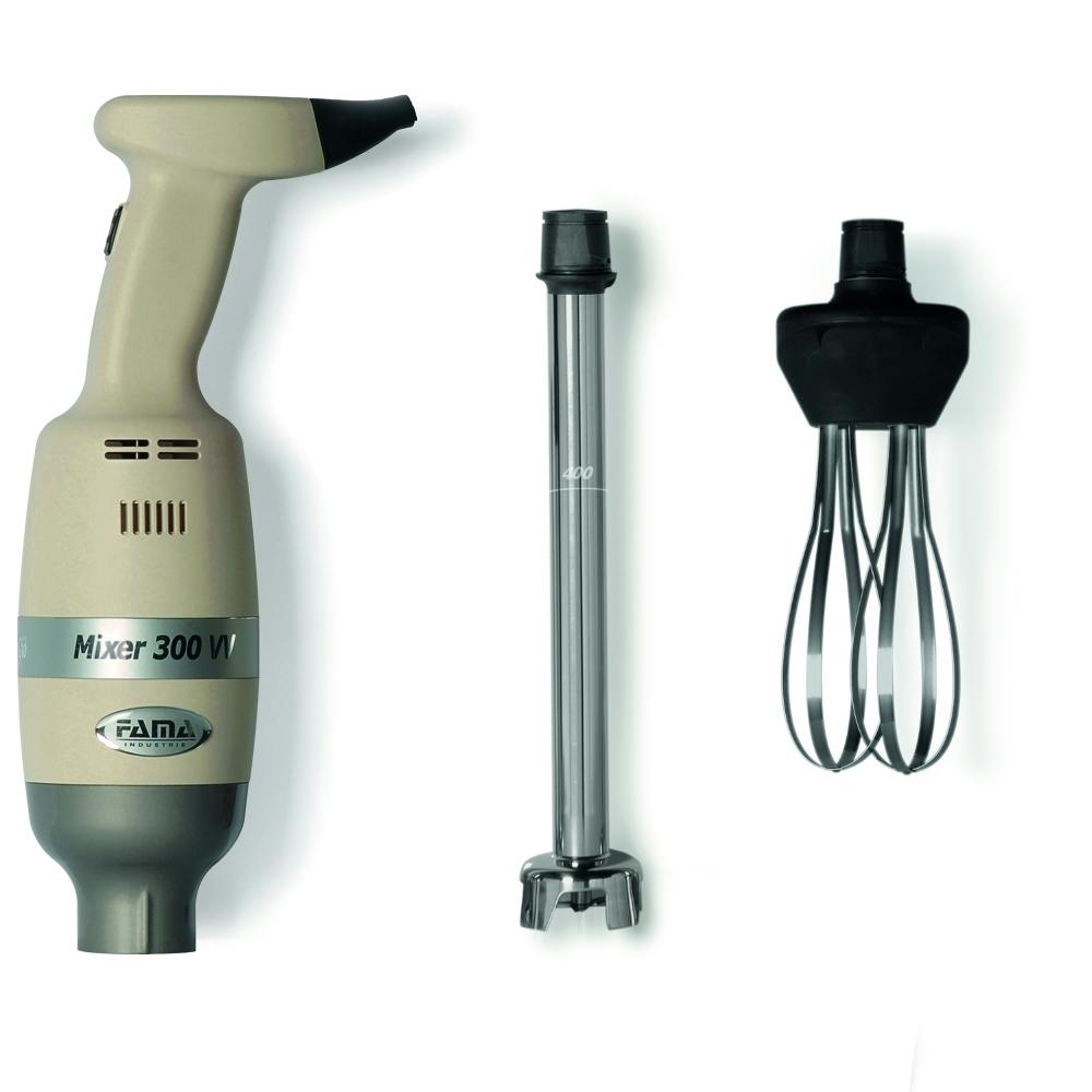Mixer a Immersione Fama 300 W V.V. incl. Frusta+Mescolatore 40 cm | METRO