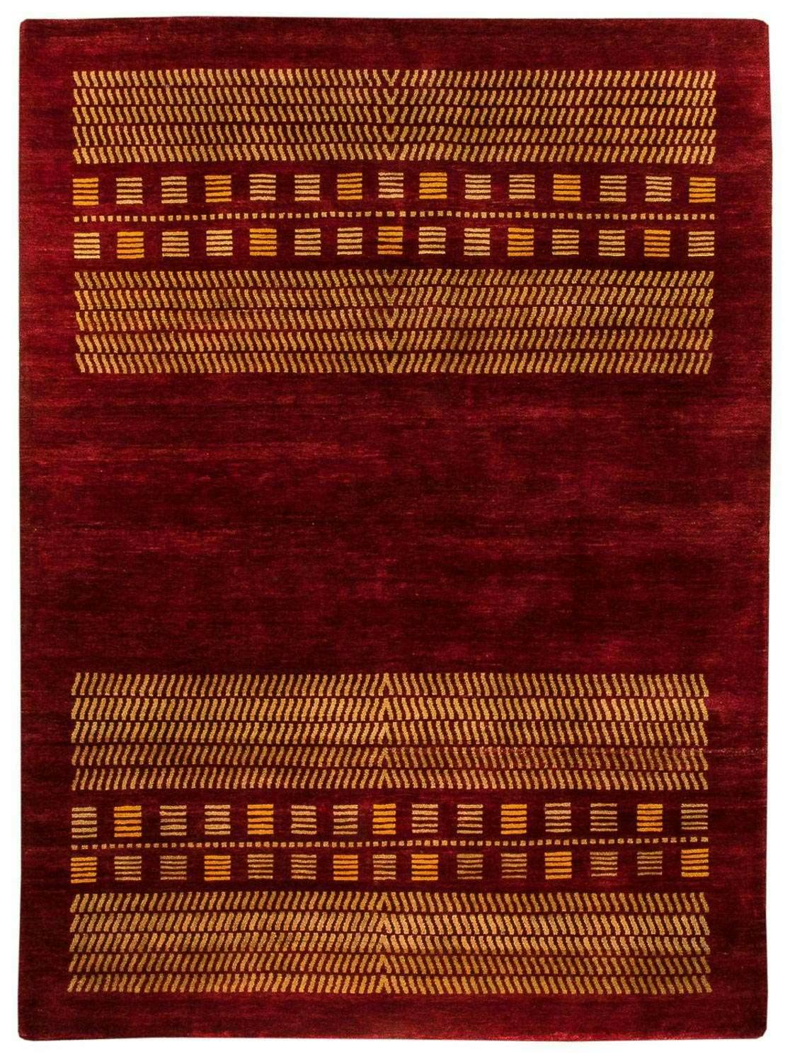 Gabbeh Teppich - Loribaft Perser - 240 x 175 cm - rot - rechteckig | METRO