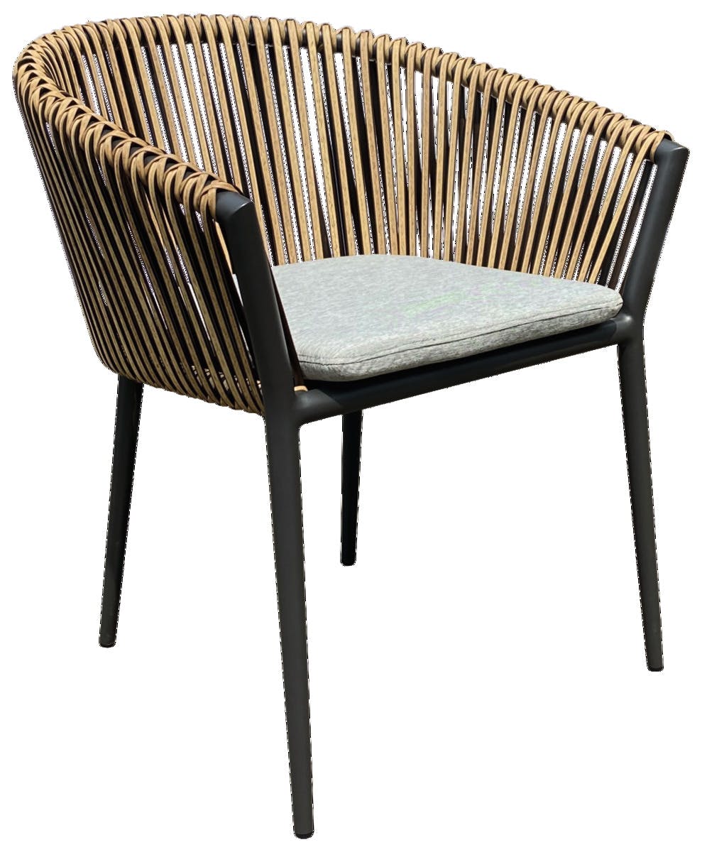 METRO PROFESSIONAL Sedia impilabile con cuscino, alluminio/poliuretano ...