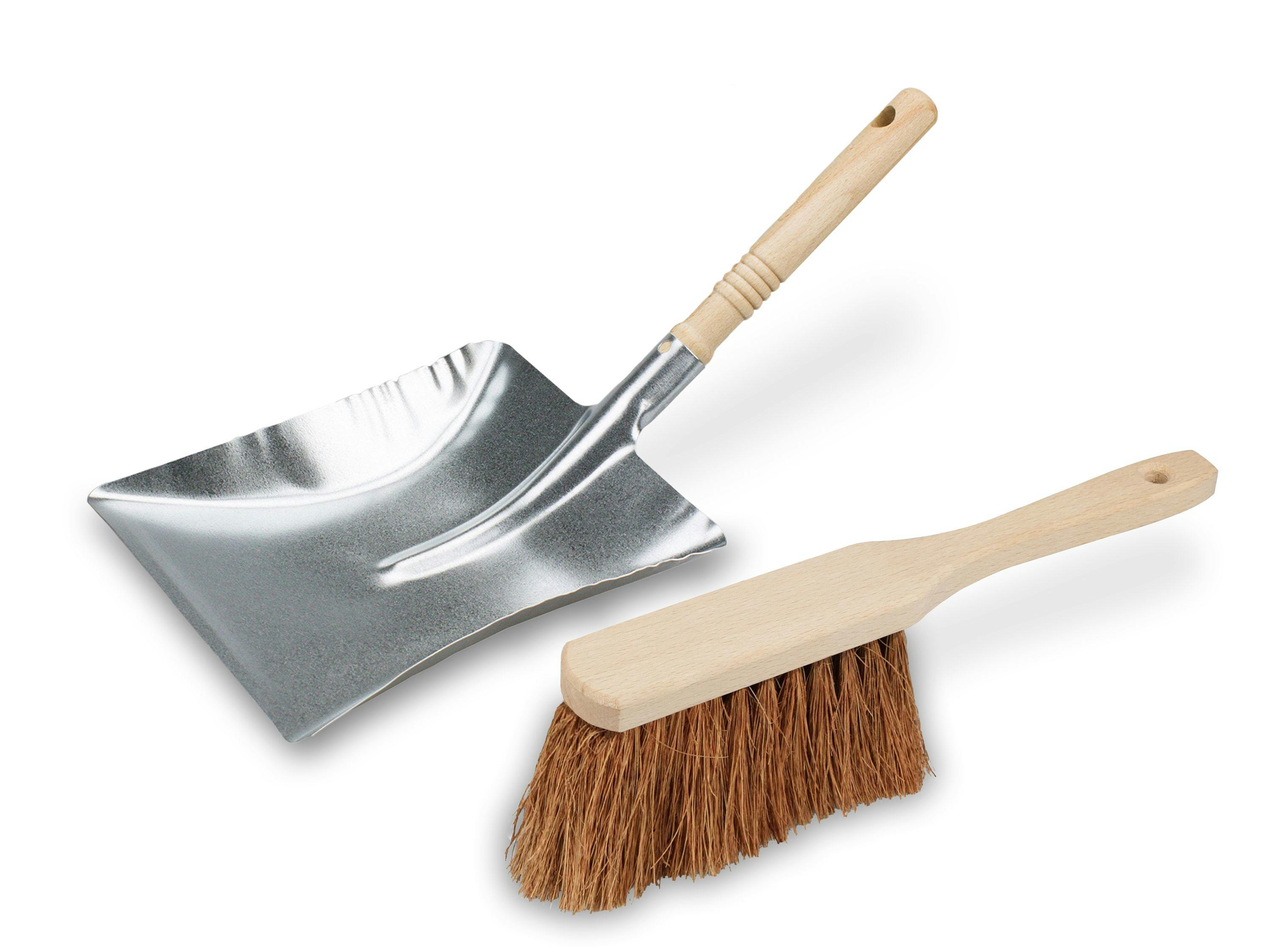 MERXartis Kehrgarnitur `Koko & Hannes` - Kehrblech verzinkt und ...