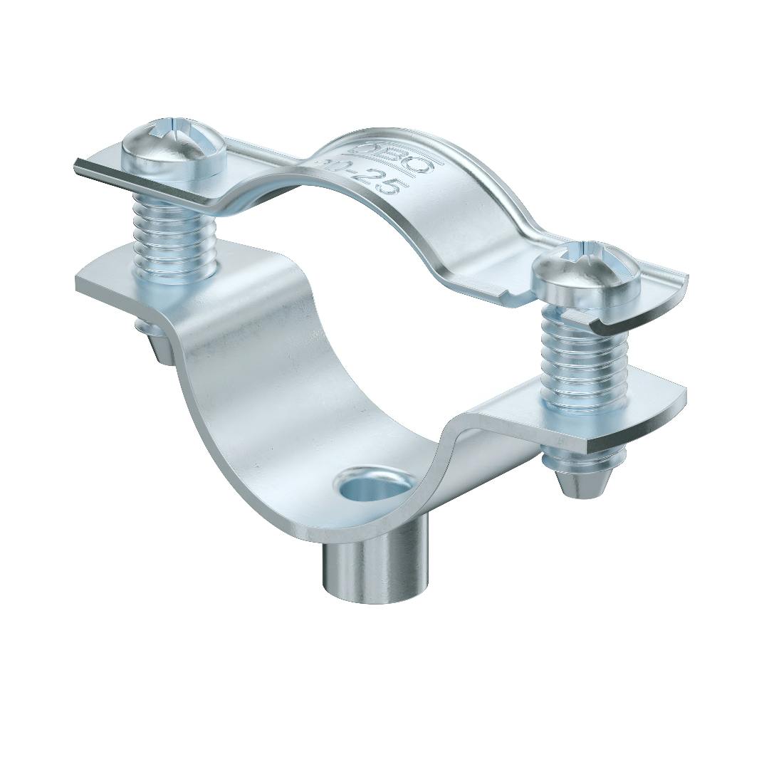 Kabel- und Rohr- Abstandsschelle OBO Typ 732 mit M6 Gewinde, verzinkt ...